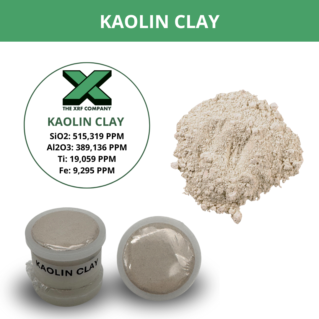 Reference Material - Kaolin Clay Rock - Silicon Aluminum Ore – XRF ...